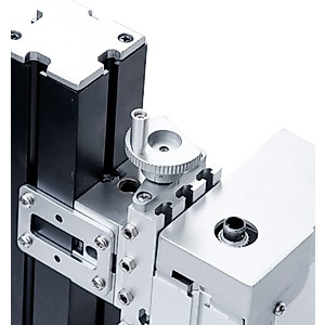 UTEYEEW 36W Mini Electroplated Metal Milling Machine, Didactical Hobbyist Woodworking Craft Miniature Wood Lathe Machine Miniature Miller 20000r/min