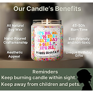 Taylor Birthday Candle, Birthday Gift Ideas and Party Decorations for Girls Boys, Birthday Gifts Merch Supplies, Gifts for Women & Men, Happy Birthday Candle