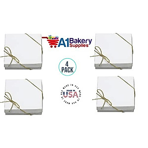 4pack Bracelet Jewelry Gift Boxes with Filler and Bow Strings