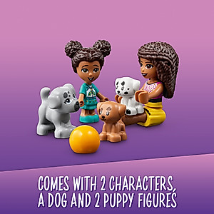 LEGO Friends Pet Playground 41698 Building Kit Designed to Grow Imaginations; Animal Playset Comes with Andrea and 3 Dog Toys; Creative Birthday Gift Idea for Kids Aged 5 and up (210 Pieces)
