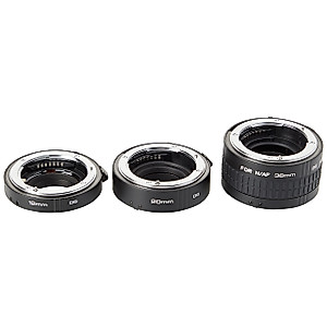 Kenko Extension Tube Set DG Nikon Spacer Ring Set – Black 36 mm