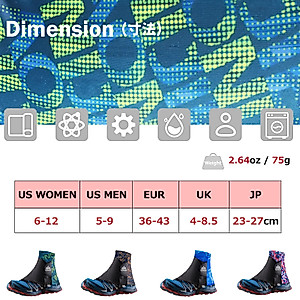 Azarxis Low Trail Gaiters Reflective Ankle Gators Protective Shoe Covers with UV Protection & Breathable & Sand prevention for Women & Men & Youth Hiking Climbing (Blue)