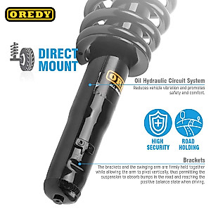 OREDY 4 pcs Front Rear Struts w/Coil Spring Suspension Kit Replacement for 1997-2001 Honda CR-V -171583 171325