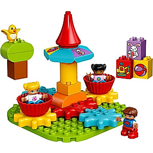 LEGO DUPLO My First Carousel 10845 Educational Toy, Large Building Blocks