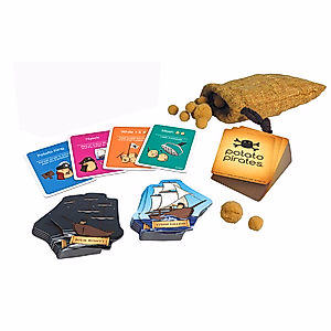 Think Fun Potato Pirates Coding Card Game and STEM Toy for Boys and Girls Age 7 and Up - A Fun Card Game of Potato War