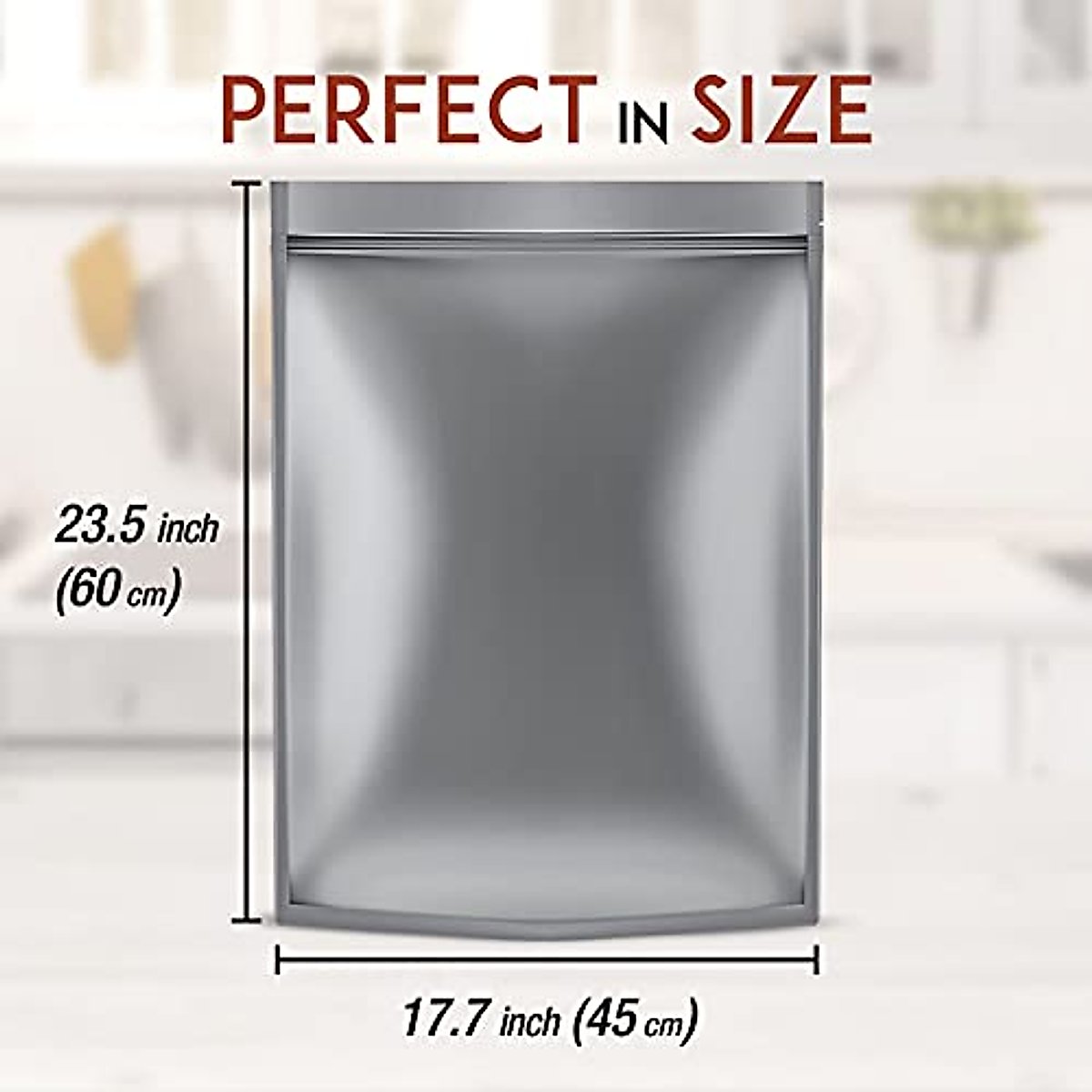 TekUnlimited - Pack of 10 | 5 GALLON Mylar Bags with 15 (2000cc) Oxygen Absorbers –10 mil Mylar Bags for Food Storage for Grains, Wheat, Rice, Dry Aging Bags for Meat - Long Term Food Storage