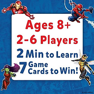 Skillmatics Marvel Card Game - Guess in 10, Quick Game of Smart Questions, Gifts for 8 Year Olds and Up, Fun Family Game