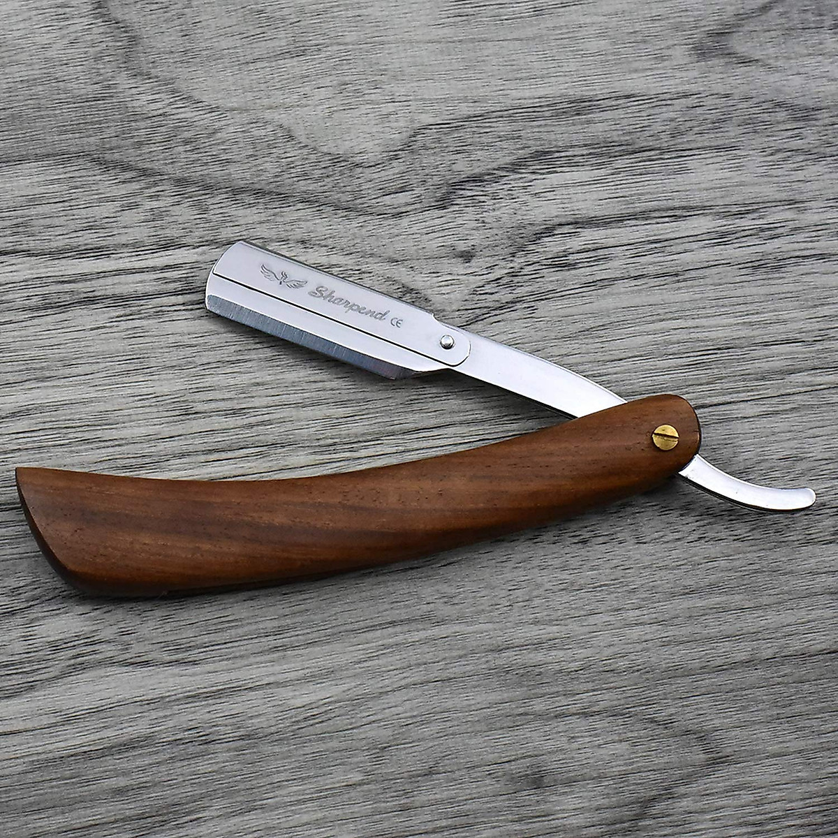 Straight Edge Barber Razor for Close Shave – Professional Barber Razor for Men with 20 Single Edge Blades- Mens Straight Razor Kit, navajas de barber by Sharpend