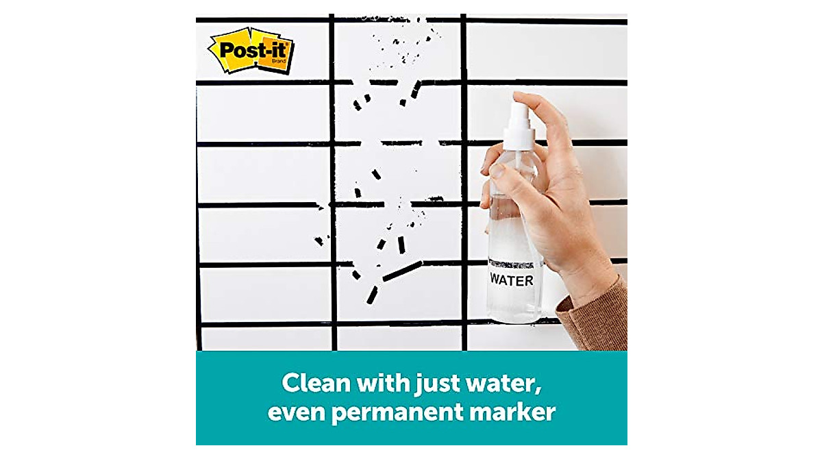 Post-it Flex Write Surface Sheets - Instant Whiteboards for Home & Office