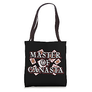 Funny Master Of Canasta Gift | Card Game Player Men Women Tote Bag