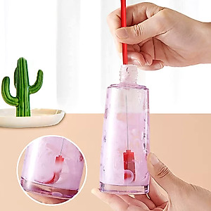 Vodolo 8 PCS Silicone Telescopic Spatula and Spoon for Makeup Mixing Palette Mini Makeup Spatulas To Get Last of Makeup Out, Beauty Cosmetic Spatula Make Up Spatula Tool