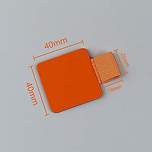 kiniza 10 Pieces Pen Loop Holder, Adhesive Elastic Pencil Loop Holder, Leather Pencil Loop Holder with Elastic Band for Notebooks, Journals, Calendars, Planner, 10 Colors