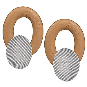MOLGRIA Lambskin Ear Pads Cushion, Replacement Sheepskin Earpads for Bose Quiet Comfort QC 35 II QC35 QC35ii QC15 QC25 QC2 AE2 SoundLink SoundTrue Headphones(Tan
