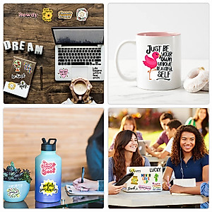 200Pcs Motivational Stickers, Inspirational Quote Stickers for Adults Students Teachers Employees, Vinyl Cute Stickers for Water Bottles Laptop Scrapbook