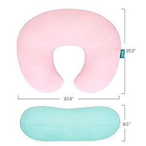 Nursing Pillow Cover 2 Pack Fit Boppy Nursing Pillow Breathable & Skin-Friendly Nursing Pillow Slipcovers for Breastfeeding Mom Comfortable & Machine Washable Nursing Pillow Covers