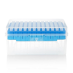 4E's USA 0.5-10µL Pipette Tip - Universal Tips, RNase/DNase Free, Pyrogen Safe, Sterile White Extended Length Pipette Tip, 96 Tips Racked