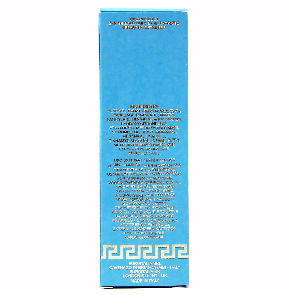 Versace Dylan Turquoise Pour Femme EDT Travel Spray for Women .33 oz