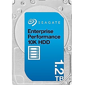 Seagate Enterprise Performance 10K HDD Hybrid Hard Drive 1.2 TB SAS 12Gb/S (ST1200MM0139)