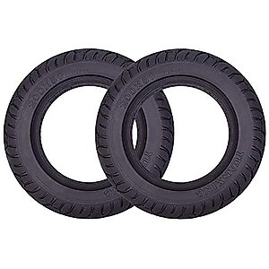 2 Pack of 200x50 (8"x2") Solid Tires Airless Tire Tyre replacement for 2-wheel Smart Scooter Razor E100 E150 E175 E200