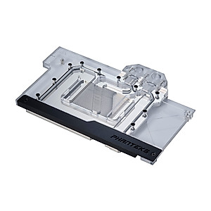 Phanteks (PH-GB3090TIGB_BK01_BP) Glacier G3090Ti GIGABYTE for GIGABYTE AORUS Xtreme/Gaming RTX 3090 Ti, Nickel-Plated Copper Block, Acrylic, Aluminum Cover Plate, Digital-RGB, Black