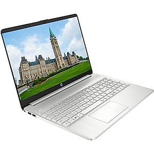HP 2024 Premium 15'' HD IPS Laptop, Intel 11th Gen i3 Processor Up to 4.10GHz, 12GB RAM, 256GB NVME SSD, Super-Fast WiFi, HDMI, SD Slot, Windows 11(Renewed), Silver