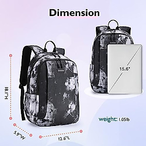 mommore Lightweight School Backpack Large Book Bag for Middle School Water Resistant Schoolbag Travel Backpacks for Girls, Boys