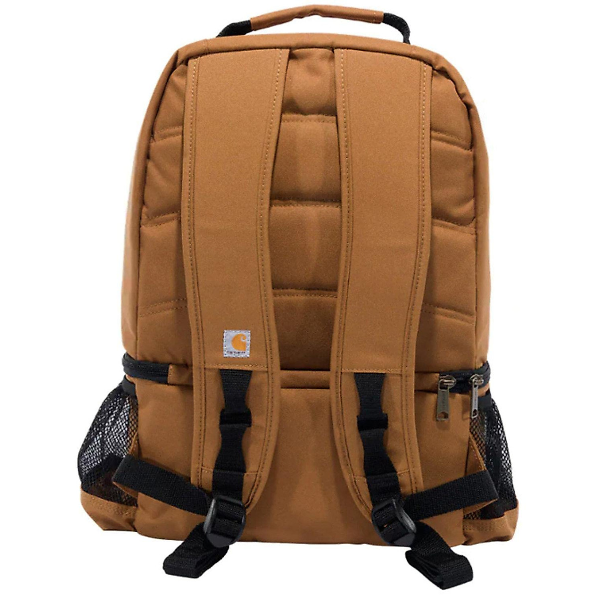 Carhartt Unisex Insulated Two Compartment 24-Can Cooler Backpack Brown One Size