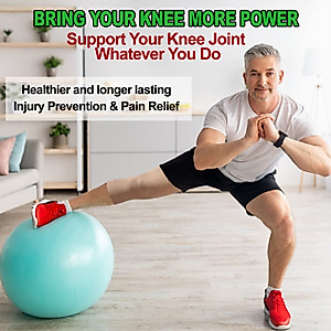 KEKING Orthopedic Brace for Tendinitis, Arthritis, ACL, MCL, Injury Recovery, Meniscus Tear, Knee Pain, Aching Knees, Patellar Tendonitis and Arthritis, Knee Compression Sleeves 2 Pack, Beige L