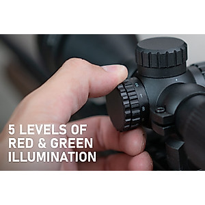 Monstrum Guardian 4-12x50 AO Rifle Scope with Parallax Adjustment | Black