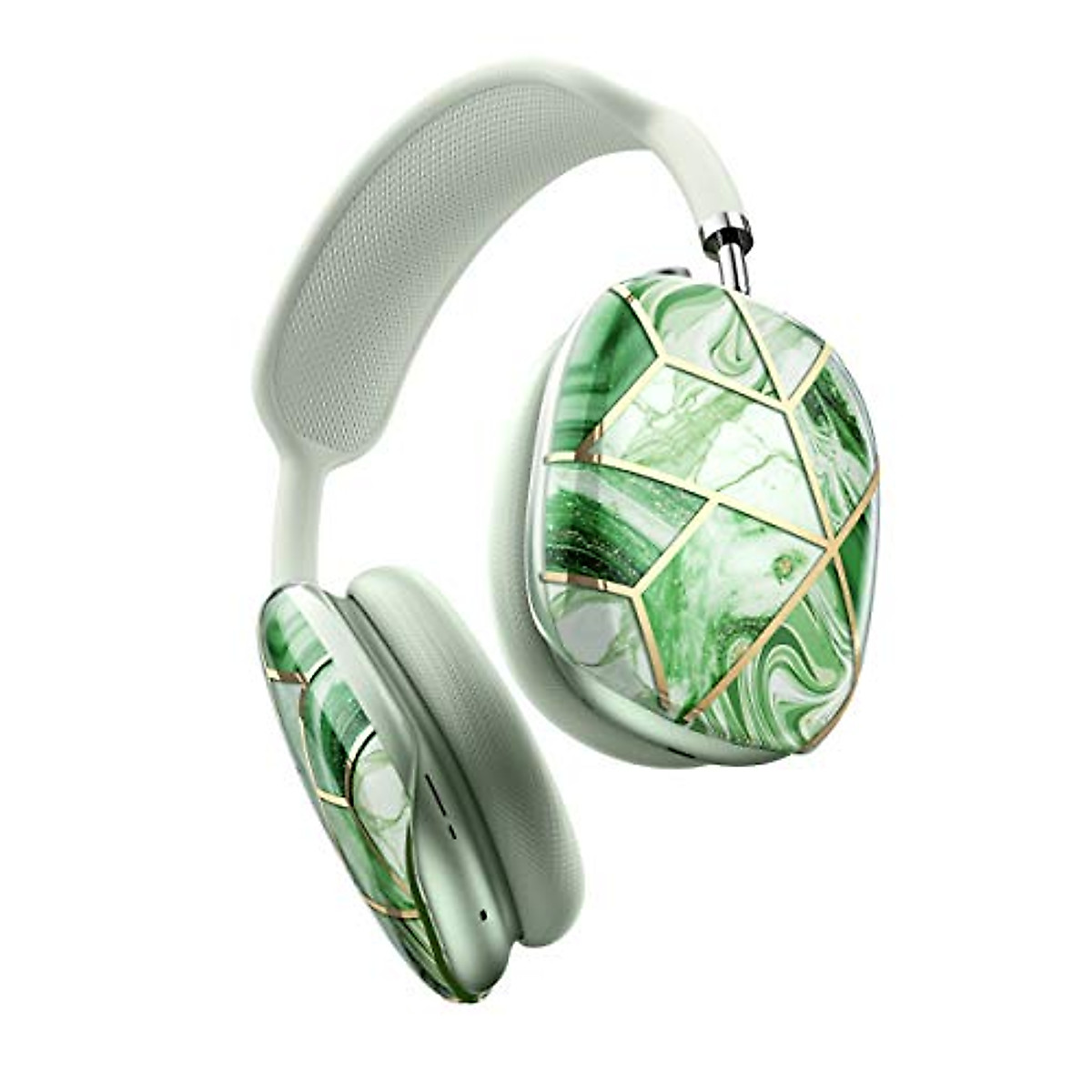 i-Blason Cosmo Case Designed for Airpods Max Headphones, Protective Stylish Earpads Case Cover Compatible with Apple AirPods Max, 1 Pair (Jade)