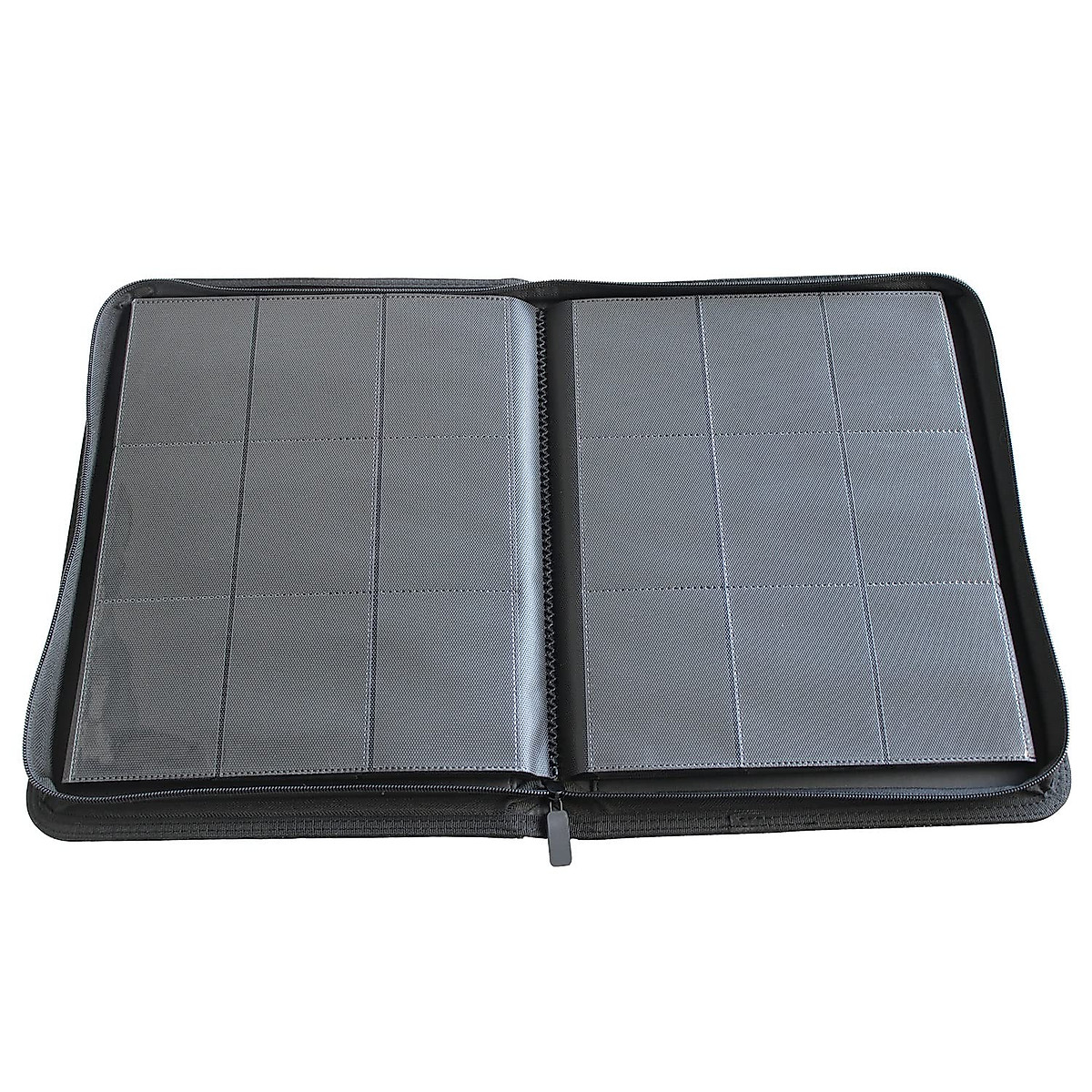 TURKRA Classical 504 Pockets Black Crocodile Pattern Leather Cover Card Binder, Premium 9-Pocket Card Album for collectible trading cards and sports cards