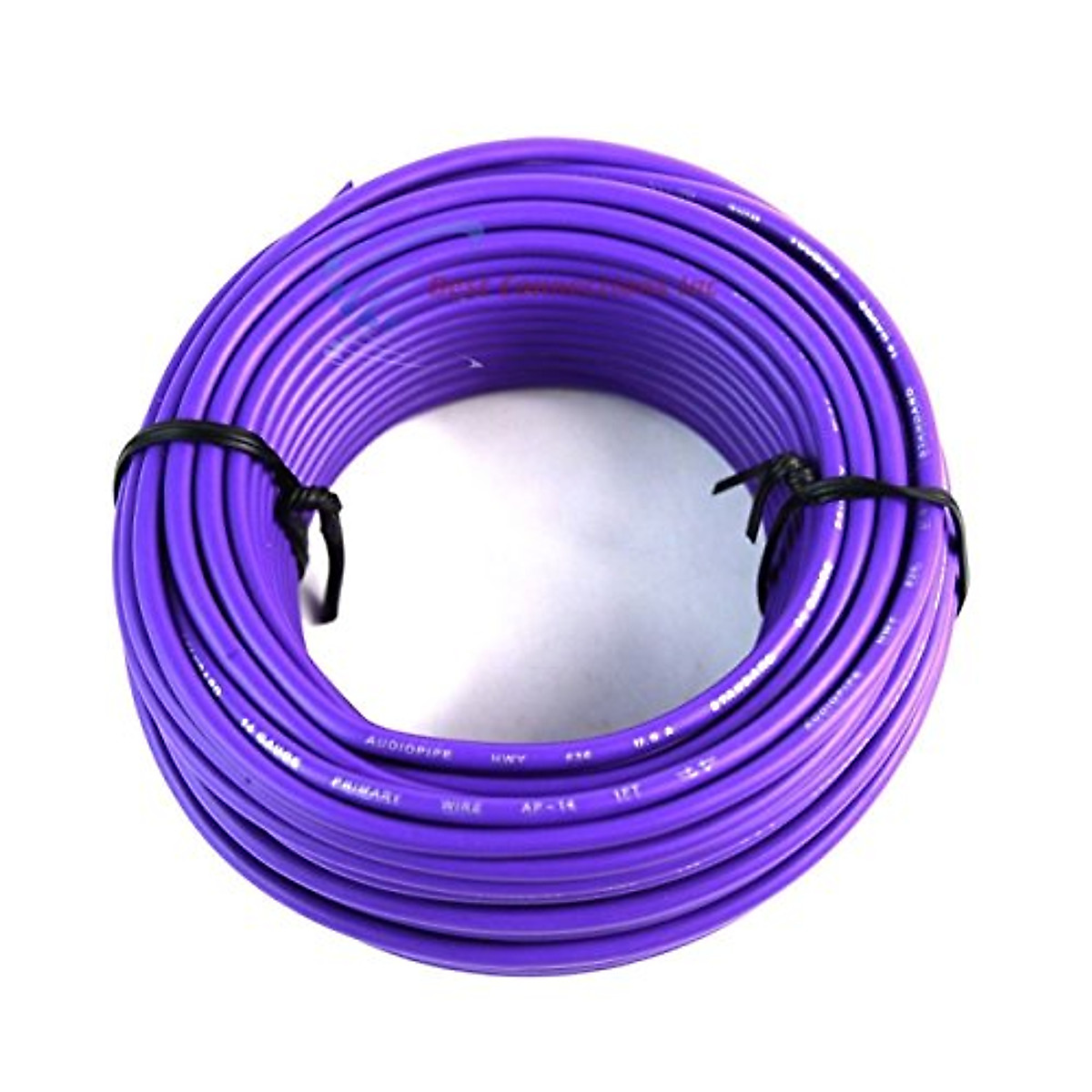 Best Connections Audiopipe Copper Clad Stranded Car Audio Primary Remote Wire (14 Gauge 50', Purple)
