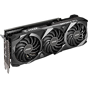 MSI GeForce RTX 3080 VENTUS 3X 10G 10GB GDDR6X Graphics Card – 8704 Cuda Cores, 320bit, G-Sync, VR Ready, DirectX 12, HDMI 2.1, DisplayPort 1.4a