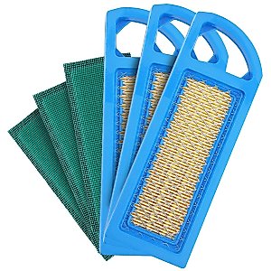 Hipa 698083 697153 Air Filter for John Deere LA115 LA105 L100 Z225 LA110 GY20573 Craftsman LT1000 LT2000 Mower 794422 795115 697015 697634 797008 697776 14-20 HP Intek Engines (3Pack)