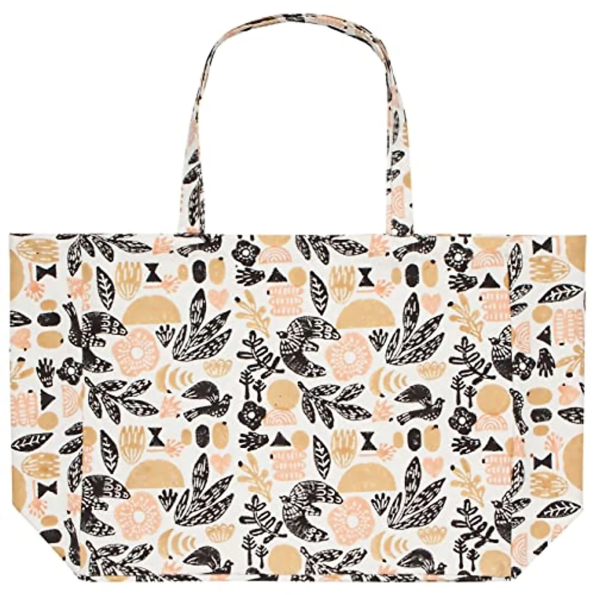 Danica Studio Myth Cotton Block Printed Large Tote Bag 19 x 15 inches