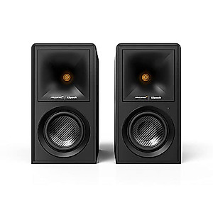 Klipsch The Fives Powered Speaker Monitor 2.0 System McLaren Edition with HDMI-ARC, Bluetooth Wireless Connection, 160 Watts Total System Power, and Best-in-Class Cabinet Construction