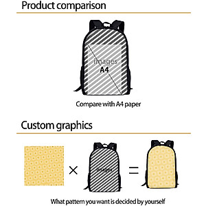 HUIACONG Panda Backpack for Girls Kids' Backpacks Lightweight Bookbags Big School Bag Pack for Boys Children College Backpack School Bag