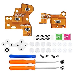 eXtremeRate ABXY Clicky Kit for Xbox Series X & S Controller, Custom A B X Y Keys Mouse Clicky Kit for Xbox One S/X Controller Model 1708, Action Buttons Clicky Kit for Xbox Core Controller Model 1914
