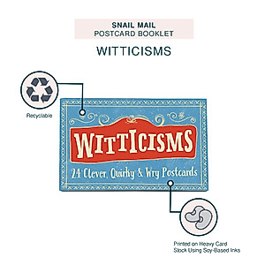 Studio Oh! Snail Mail Quirky and Wry Witticisms Postcard Booklet