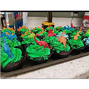 black Dinosaur Laser cut Cupcake Wrapper Cup Cake Baking Muffin 60pcs