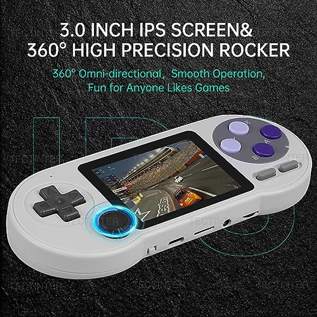 Retro Handheld Game Console - Handheld Games for Adults Yellow (4208090-Gray)