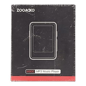 ZOOAOXO 128GB MP3 Player Bluetooth 5.2 with 2.4" Full Touch Screen,Portable Music Player with Speaker, HiFi Sound Quality, E-Book, Alarm Clock, Radio, Voice Recorder, Headphones Included
