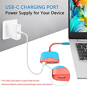 Portable Switch Dock for Nintendo Switch HDMI Adapter Switch Portable Dock for Nintendo Switch TV Adapter Switch Adapter for TV Switch Travel Dock 3-In-1 Switch Docking Station Switch USB C to HDMI