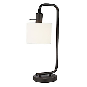 Catalina 21886-001 Transitional Metal Down Bridge Table Lamp, LED Bulb Included, Oil Rubbed Bronze