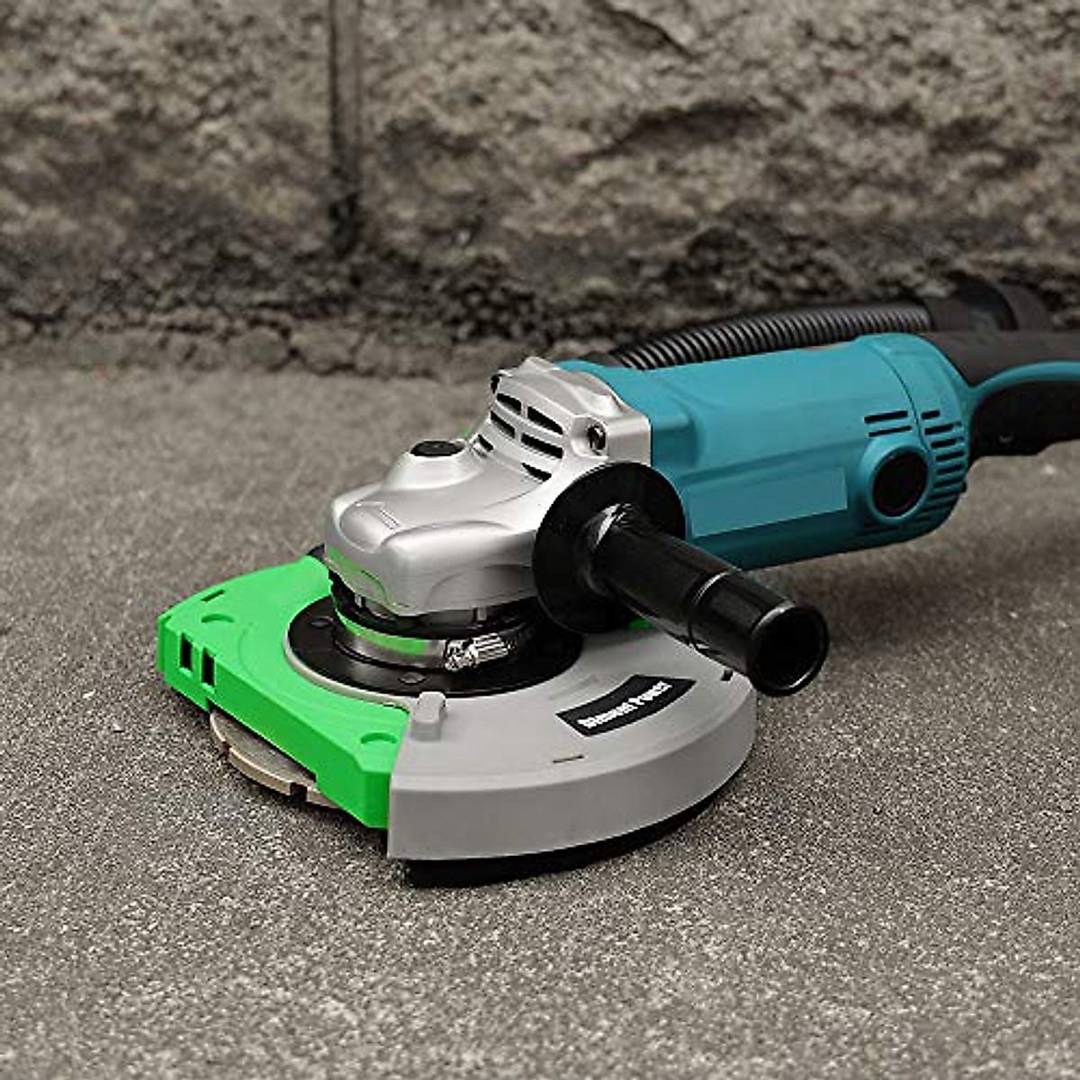 Diment Power Universal Surface Grinding Dust Shroud for Angle Grinder 7-Inch. Collect Grinding Dust-Wood, Stone, Cement, Marble, Rock,Granite, Concrete
