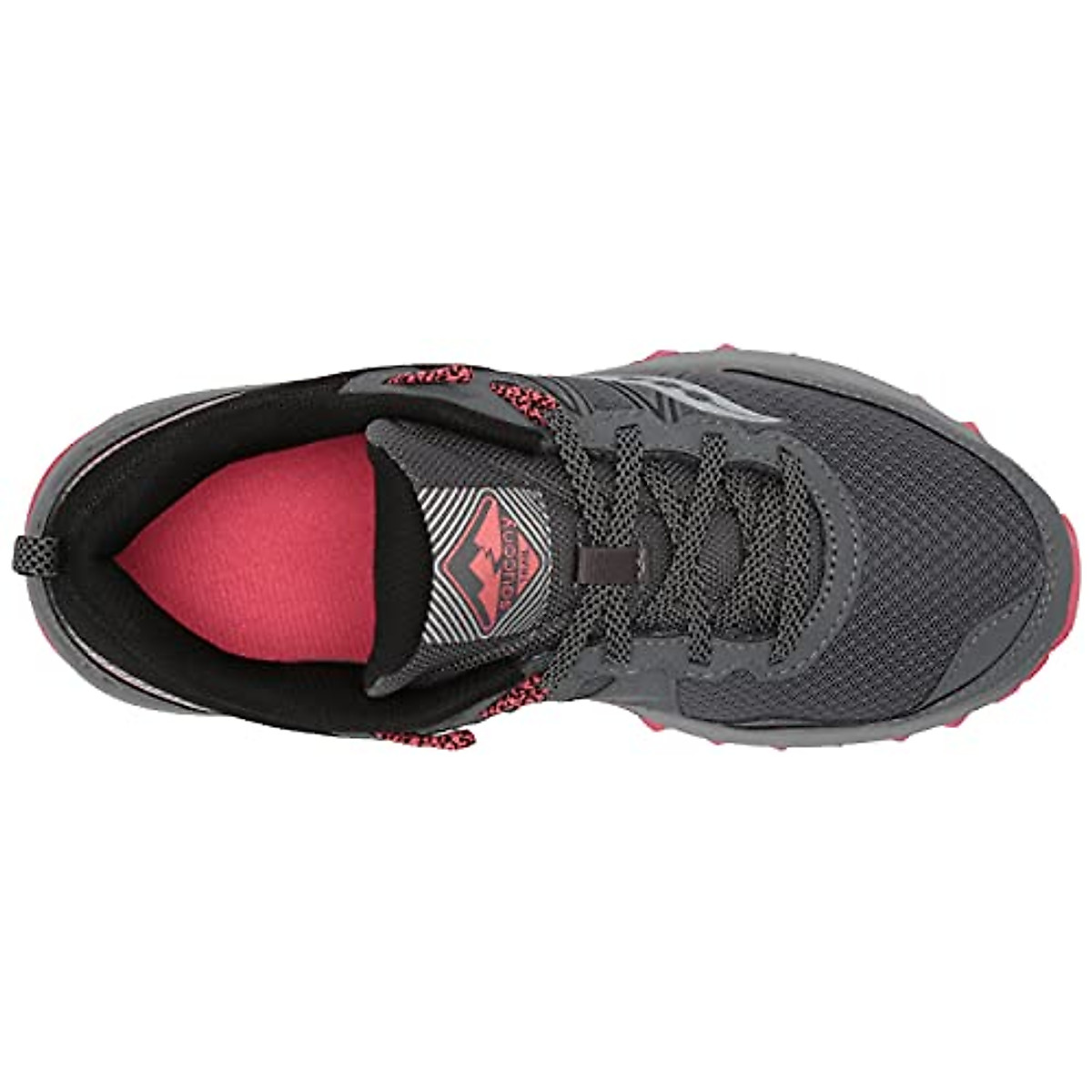 Saucony Women's Excursion TR14 Running Shoe, Charcoal/Coral, 10 W US