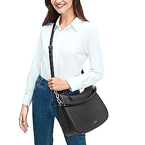 Kate Spade New York Mulberry Street Vivian Hobo Purse (Black), Medium