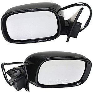 Kool Vue Driver & Passenger Side Power Heated Mirrors for Lexus LS430 2001-2006 Power Fold With Memory & Puddle Lamp Paintable