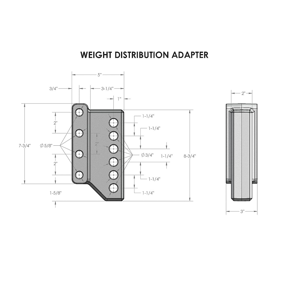 BulletProof Hitches Heavy Duty Weight Distribution Adapter
