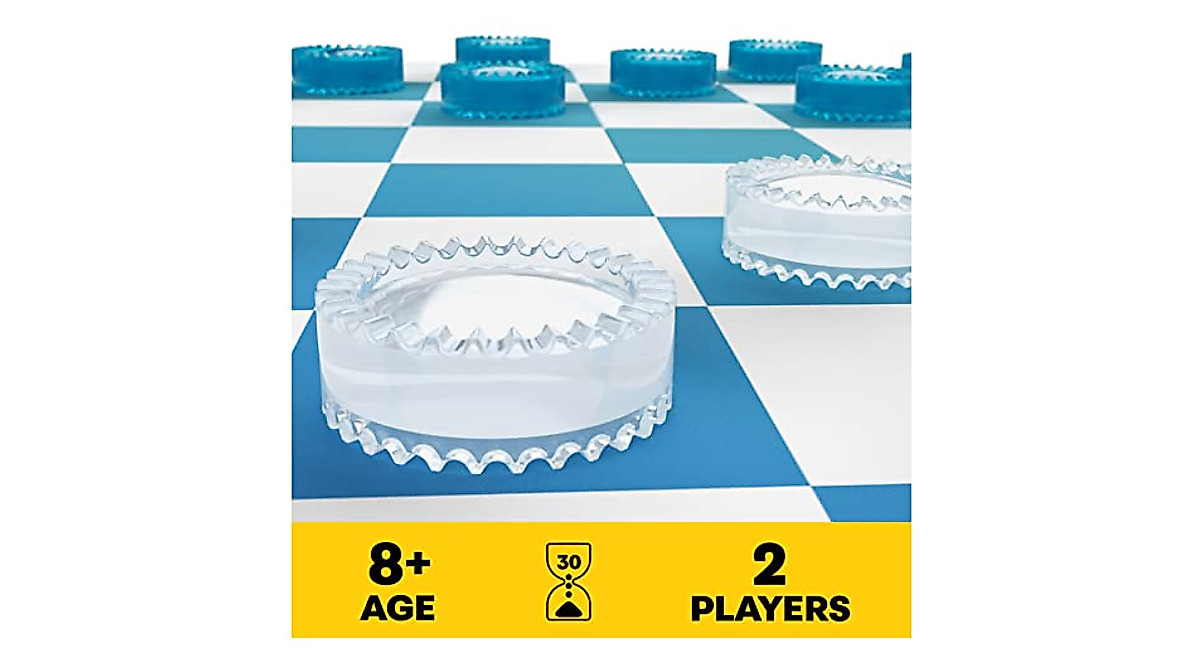 Spin Master Pack & Go Chess & Checkers Game - Portable Family Fun